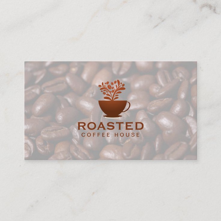 Coffee Pot Coffee Beans | Barista Business Card | Zazzle