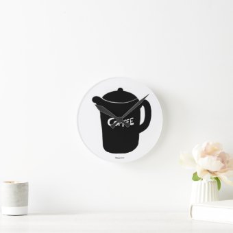 Coffee Pot Wall Clock | Zazzle