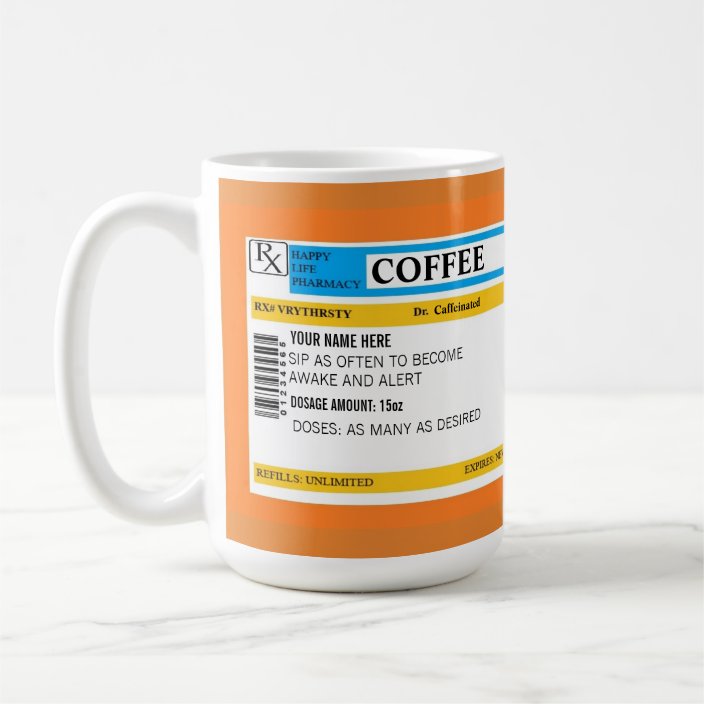 Coffee prescription mug | Zazzle.com