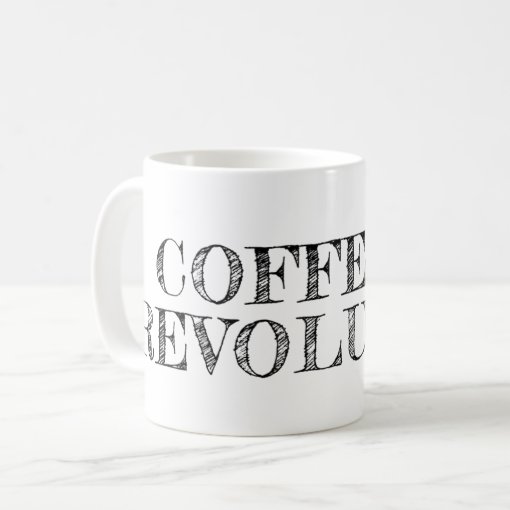 Coffee & Revolution Logo Mug | Zazzle