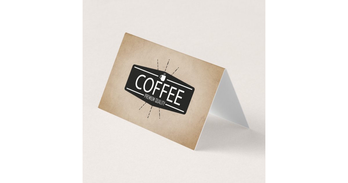 Coffee Shop | Barista Business Card | Zazzle