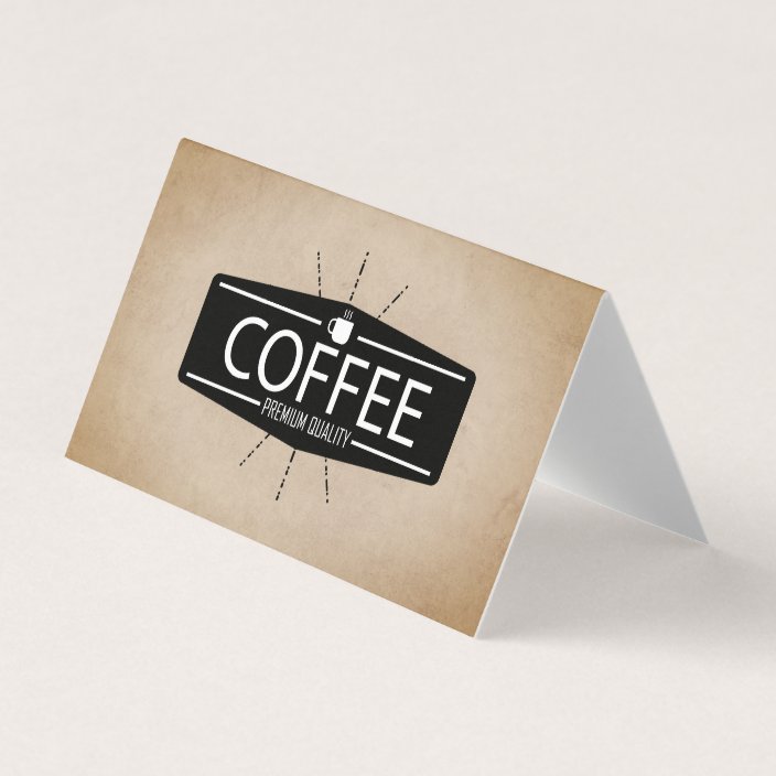 Coffee Shop | Barista Business Card | Zazzle.com
