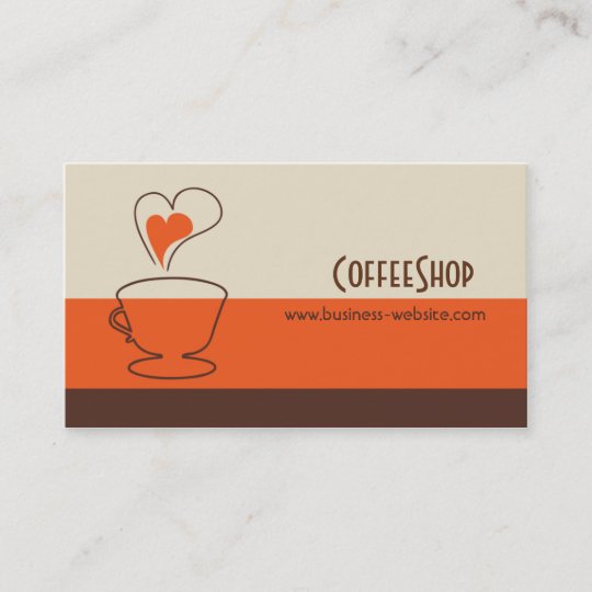 Coffee Shop Business Card | Zazzle.com