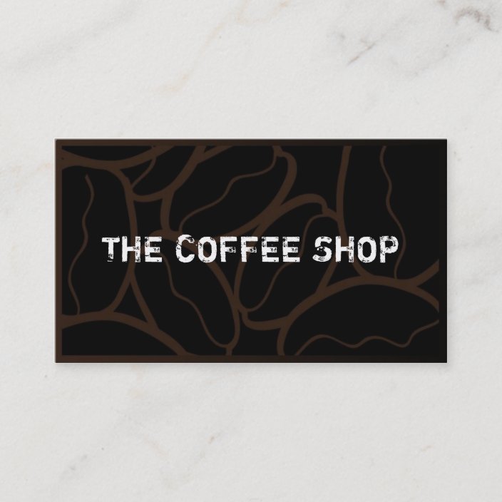 Coffee Shop Business Cards | Zazzle.com