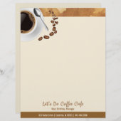 coffee shop letterhead | Zazzle
