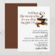 Coffee themed wedding invitation design | Zazzle