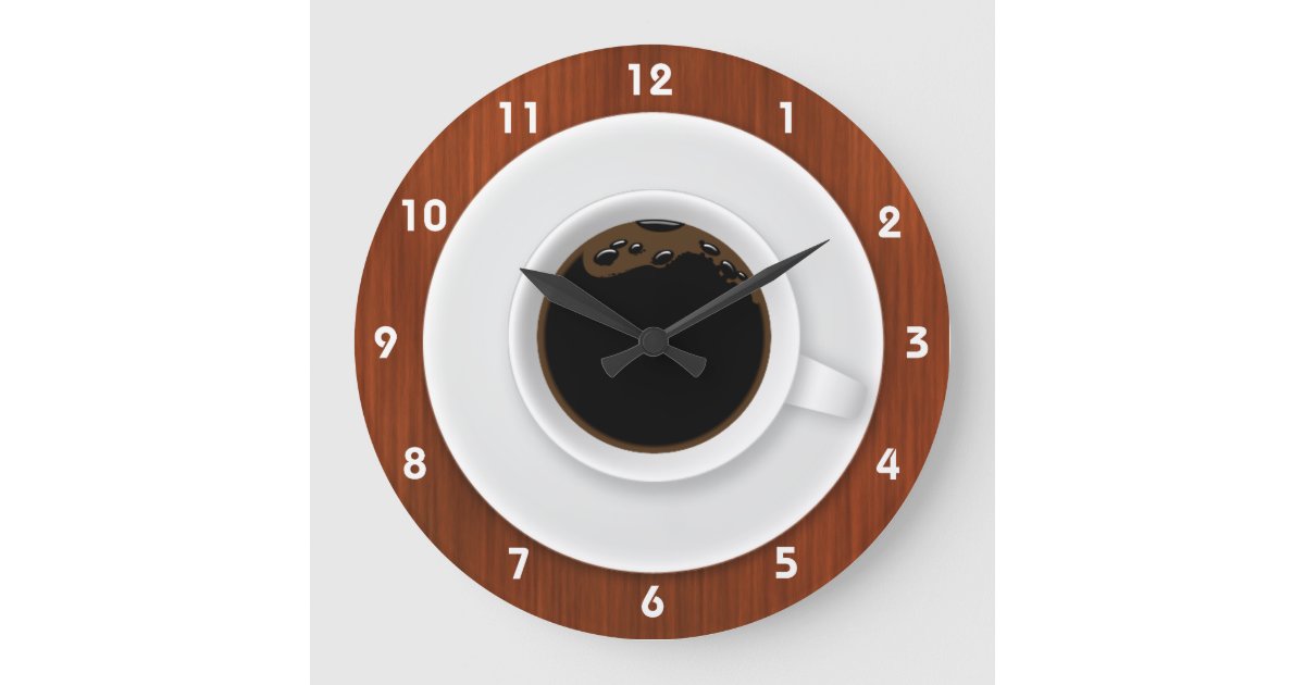 Coffee Time Clocks | Zazzle
