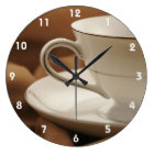 Coffee Time Round Clock | Zazzle.com