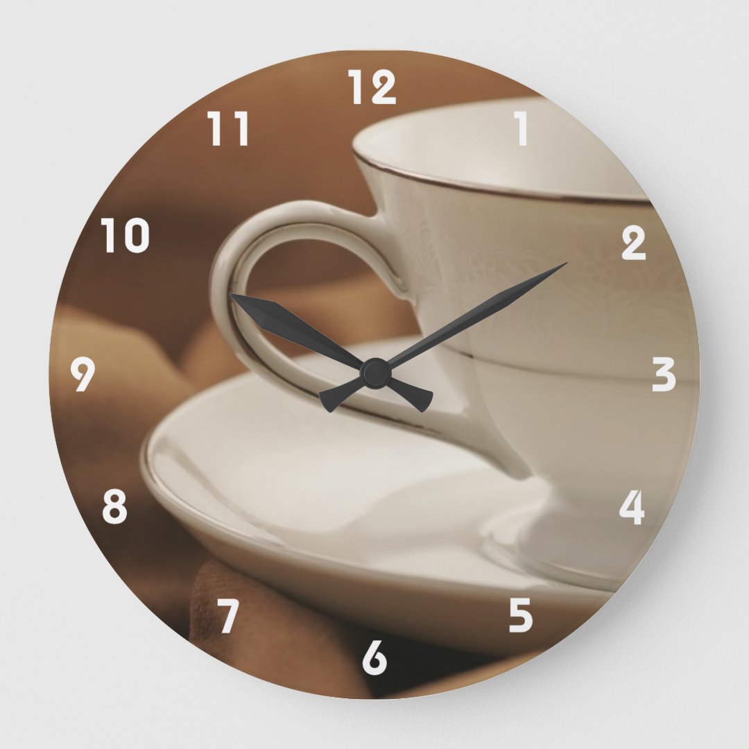 Coffee Time Clocks | Zazzle