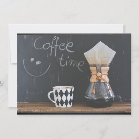 Coffee Time Get Together Party Invitation | Zazzle.com