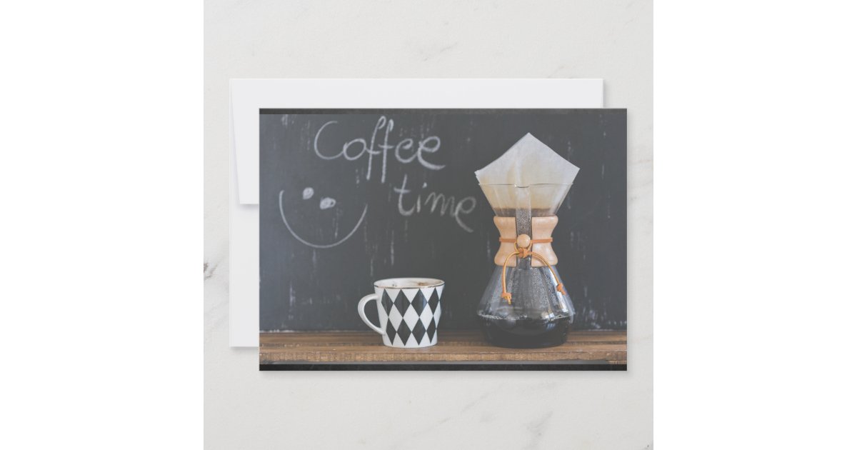 Coffee Time Get Together Party Invitation | Zazzle