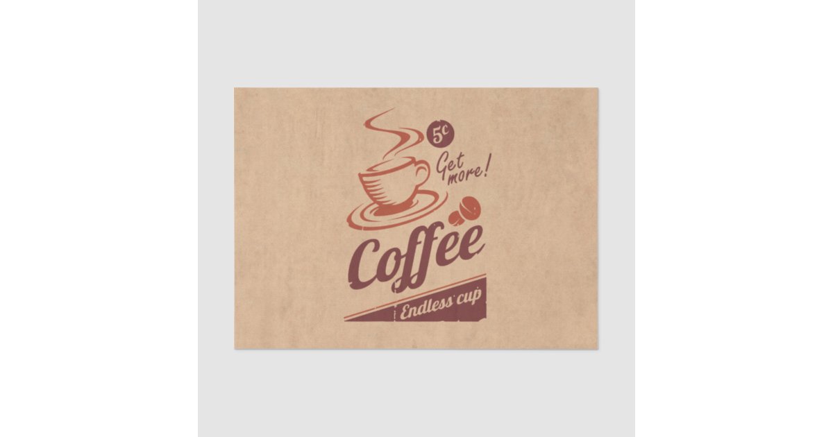 Coffee Tissue Paper | Zazzle