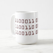 Coffee written in binary code mug | Zazzle