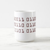 Coffee written in binary code mug | Zazzle