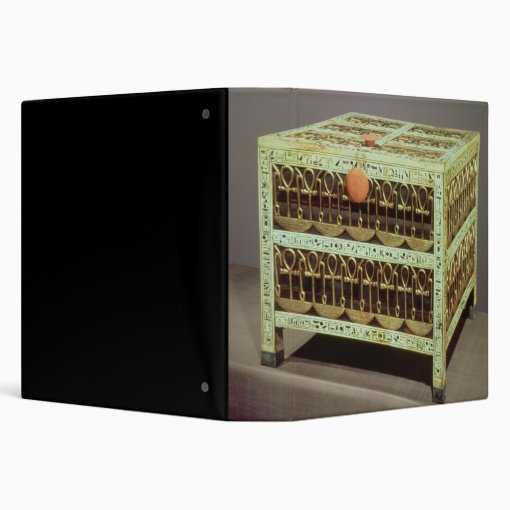 Coffer from the treasury of tomb of 3 ring binder | Zazzle