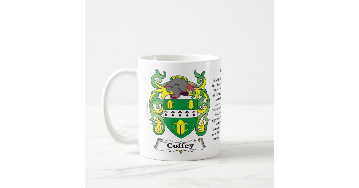 Coffey Family Coat of Arms Mug | Zazzle