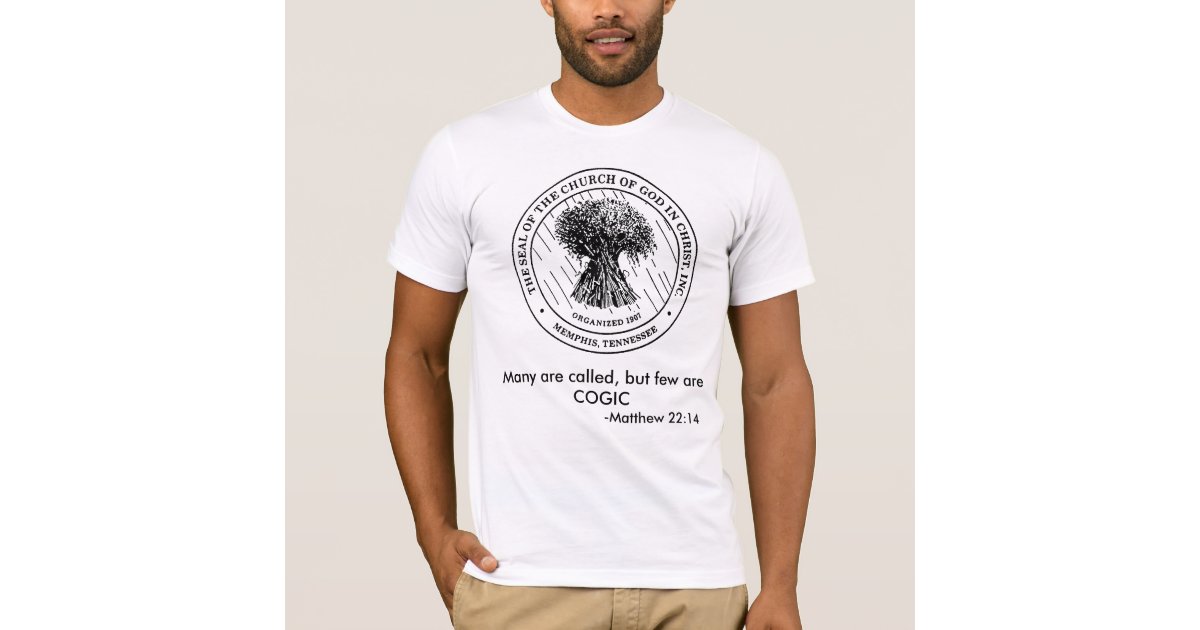 cogic_shield, Many are called, but few are COGI... T-Shirt | Zazzle