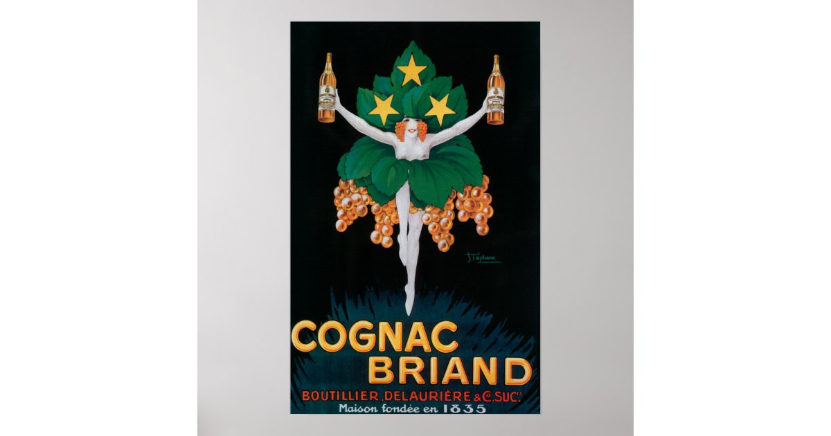 Cognac Briand Promotional Poster | Zazzle