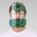 COILED SNAKE by Slipperywindow Face Shield | Zazzle