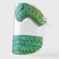 COILED SNAKE by Slipperywindow Face Shield | Zazzle