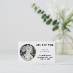 Coin Business Card | Zazzle