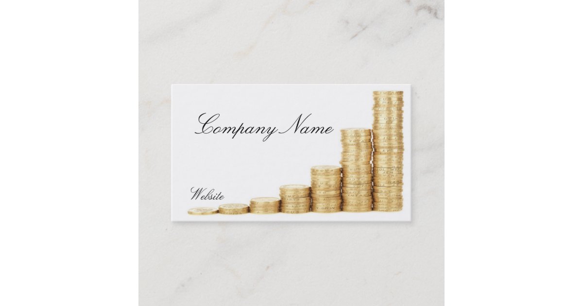 Coin Business Card | Zazzle