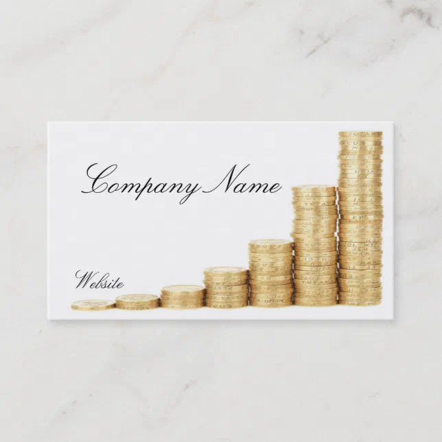 Coin Business Card | Zazzle