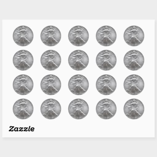 Coin Classic Round Sticker | Zazzle