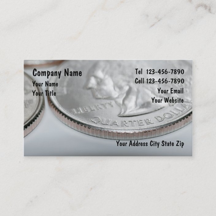 Coin Collector Business Cards | Zazzle.com