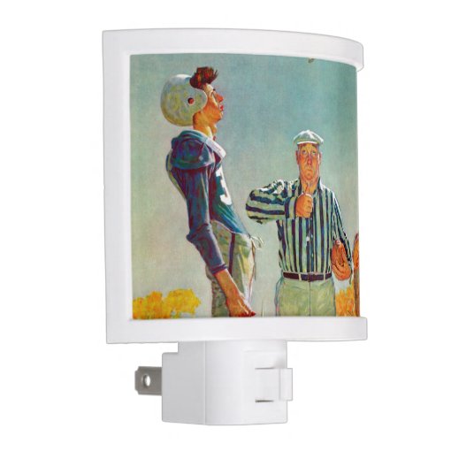 Coin Toss by Norman Rockwell Night Light | Zazzle