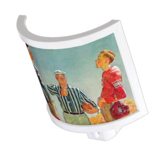 Coin Toss by Norman Rockwell Night Light | Zazzle
