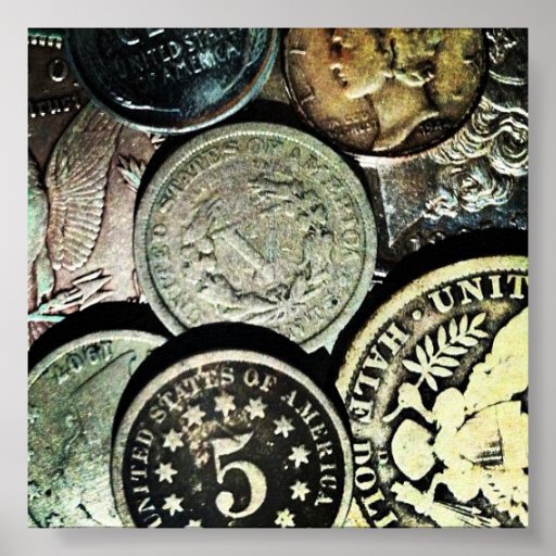 Coins Poster | Zazzle