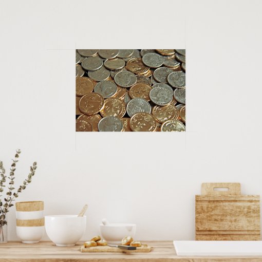Coins Poster | Zazzle