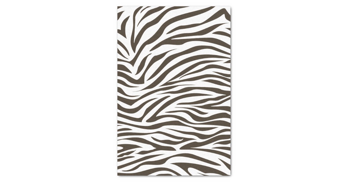 Cola Safari Zebra Tissue Paper | Zazzle