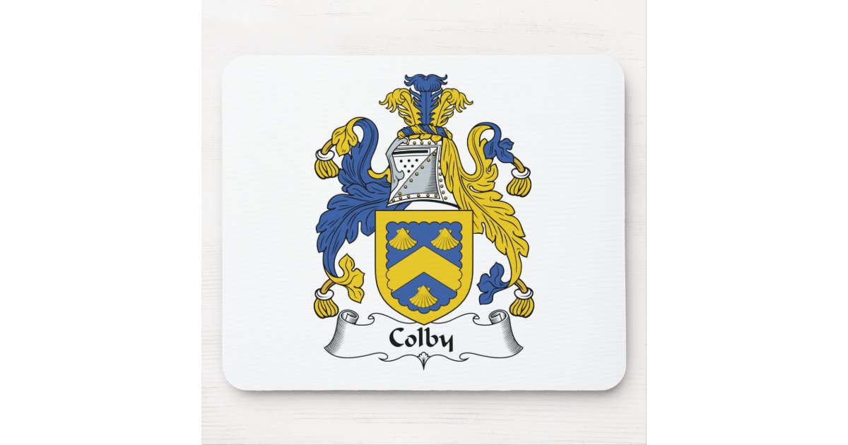 Colby Family Crest Mouse Pad | Zazzle