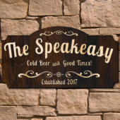 Cold Beer and Good Times Wooden Bar Sign | Zazzle