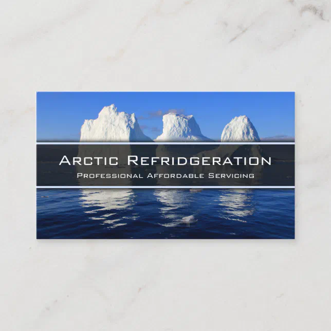 Cold, Ice, Air Conditioning - Business Card | Zazzle