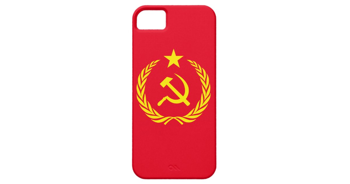Cold War Communist Flag iPhone 5/5S - SE Case | Zazzle.com