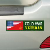COLD WAR VETERAN BUMPER STICKER | Zazzle