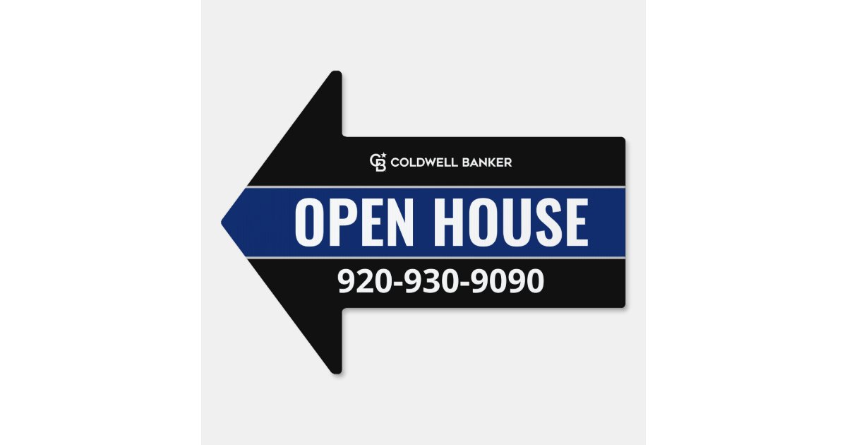 Coldwell Banker Open House Sign | Zazzle