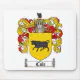 COLE FAMILY CREST - COLE COAT OF ARMS MOUSE PAD | Zazzle