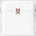 COLEMAN FAMILY CREST - COLEMAN COAT OF ARMS CLASSIC ROUND STICKER | Zazzle