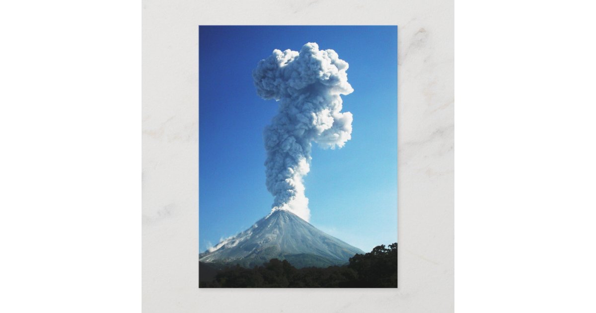 Colima Volcano, Jalisco, Mexico Postcard | Zazzle