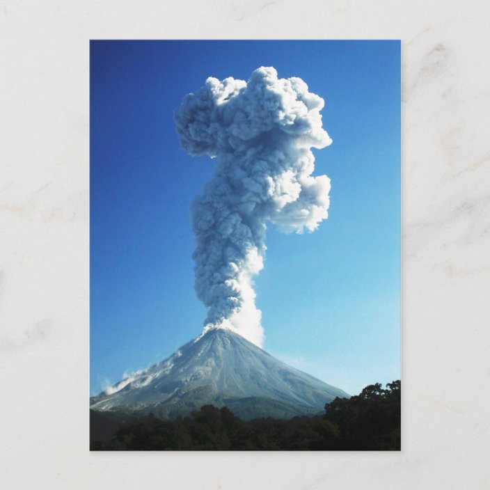 Colima Volcano, Jalisco, Mexico Postcard | Zazzle