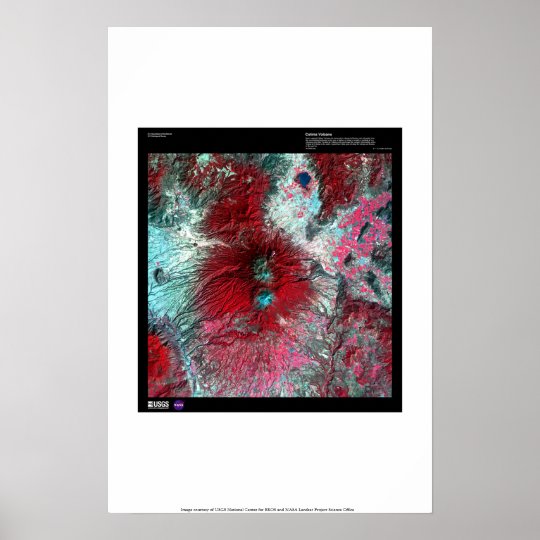 Colima Volcano, Mexico Poster | Zazzle.com