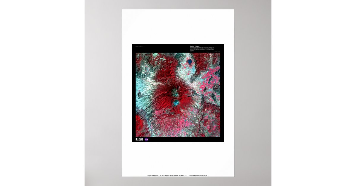 Colima Volcano, Mexico Poster | Zazzle