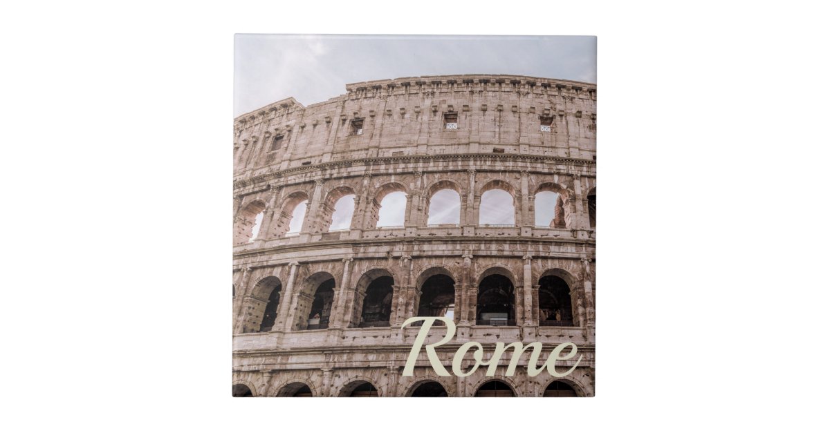 Coliseum Rome Ceramic Tile | Zazzle