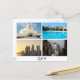 Collage of 4 photos in Qatar postcard | Zazzle