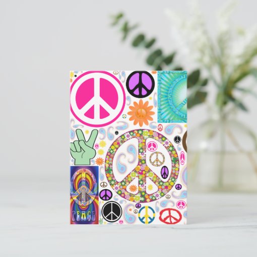 Collage of Peace Postcard | Zazzle