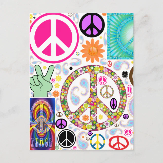 Collage of Peace Postcard | Zazzle